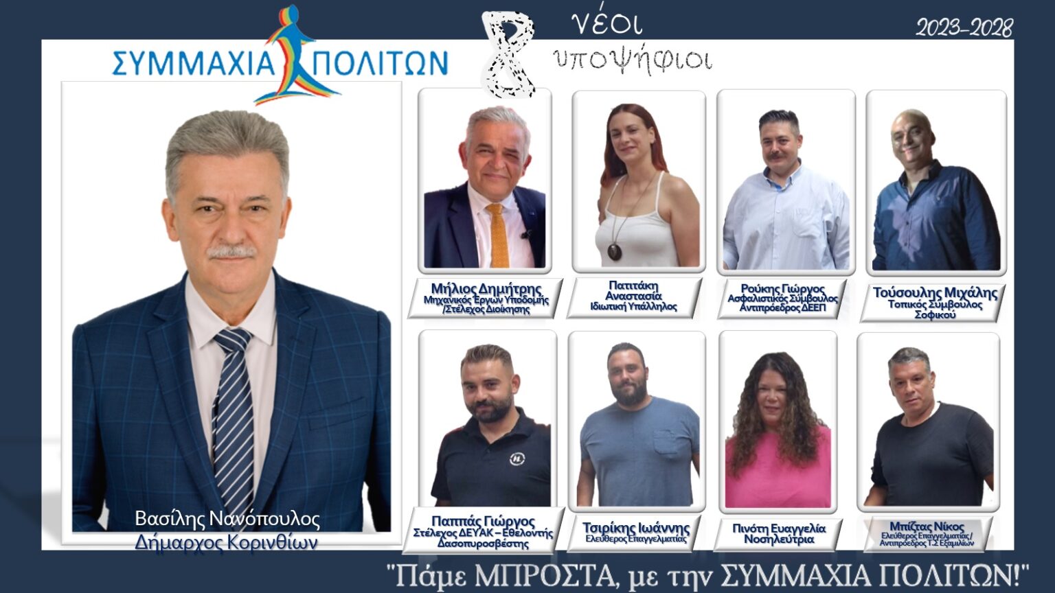 Το ψηφοδέλτιο της ΣΥΜΜΑΧΙΑΣ ΠΟΛΙΤΩΝ εκφράζει το σύνολο της κοινωνίας ...